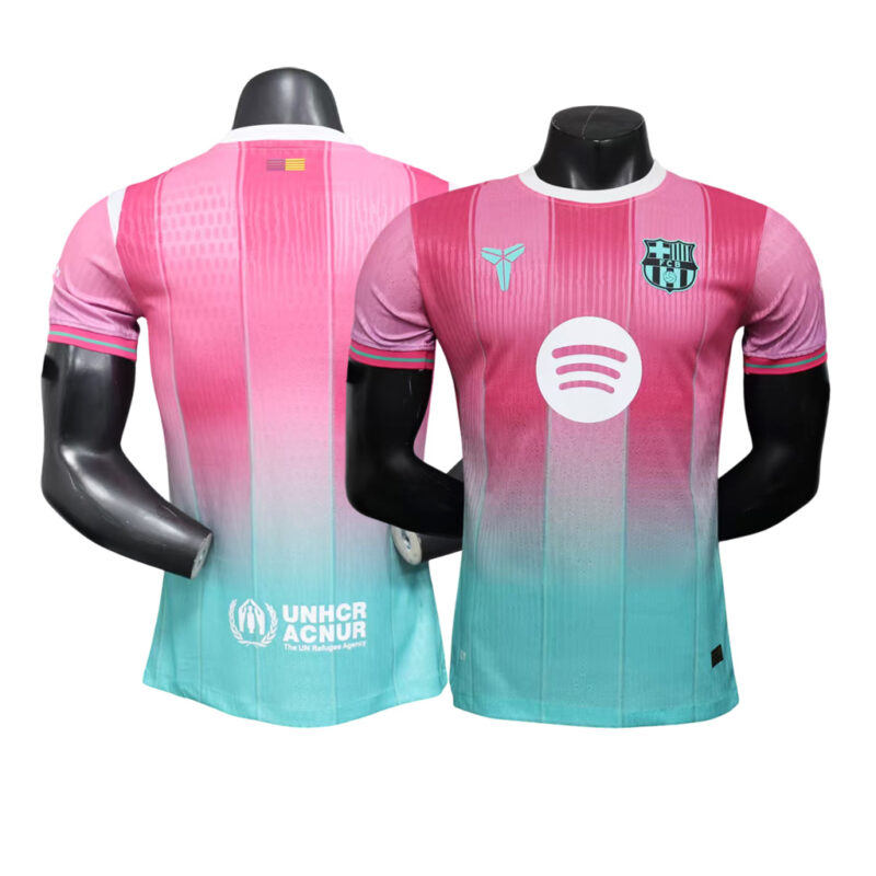 FC Barcelona X Mamba 25-26 Pink and Blue Gradient – Pojersey